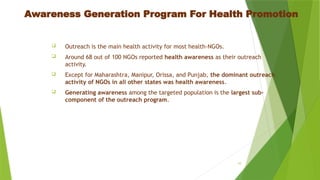 Role of NGO in Health Promotion in India.pptx