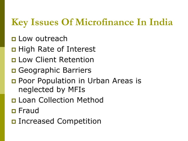 Role of ngo in microfinance | PPTX | Government Support and Welfare ...