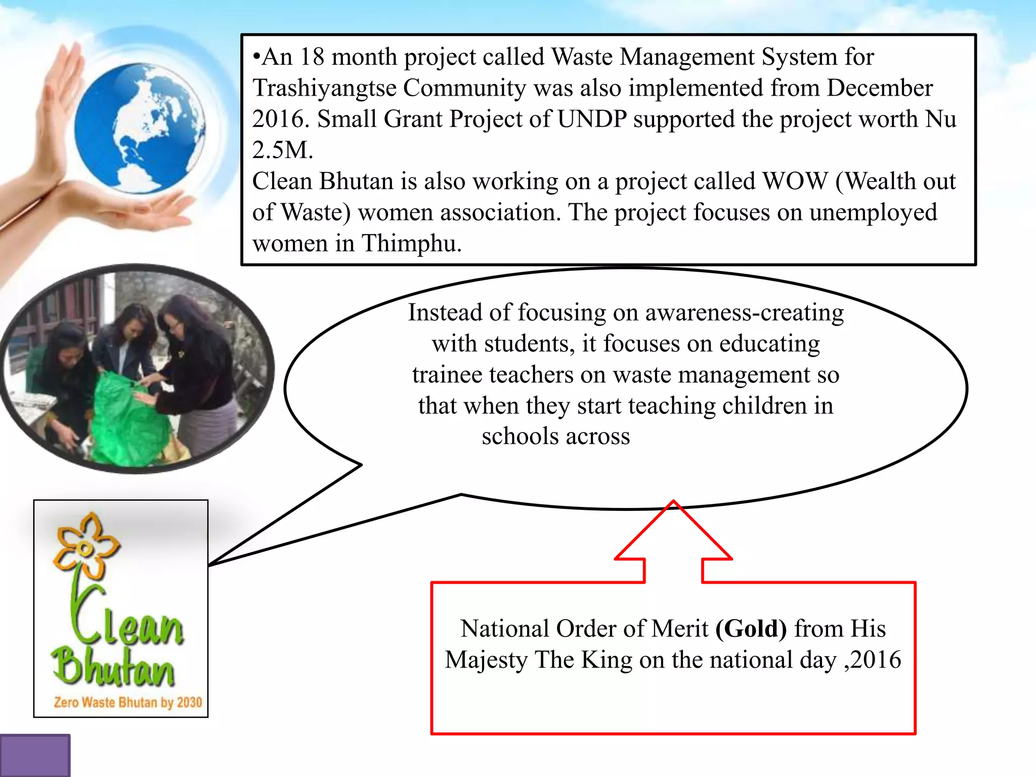 Role of ngos environment protection bhutan | PPTX