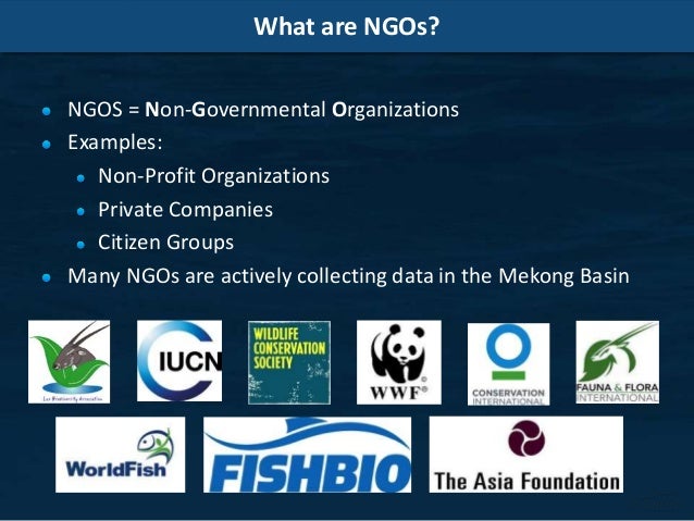 Role of NGOs in data collection and management