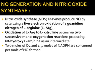 Role of nitric oxide in cell signaling | PPTX