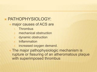Role of nm imaging in acute chest pain syndromes | PPTX