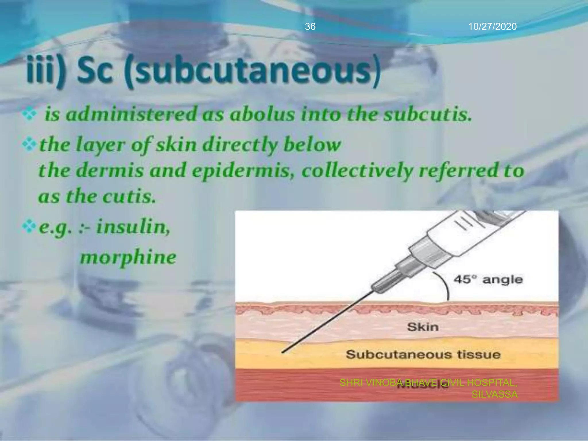 Role of nursing officer in drug administration by Ms. Nisha Mecwan ...