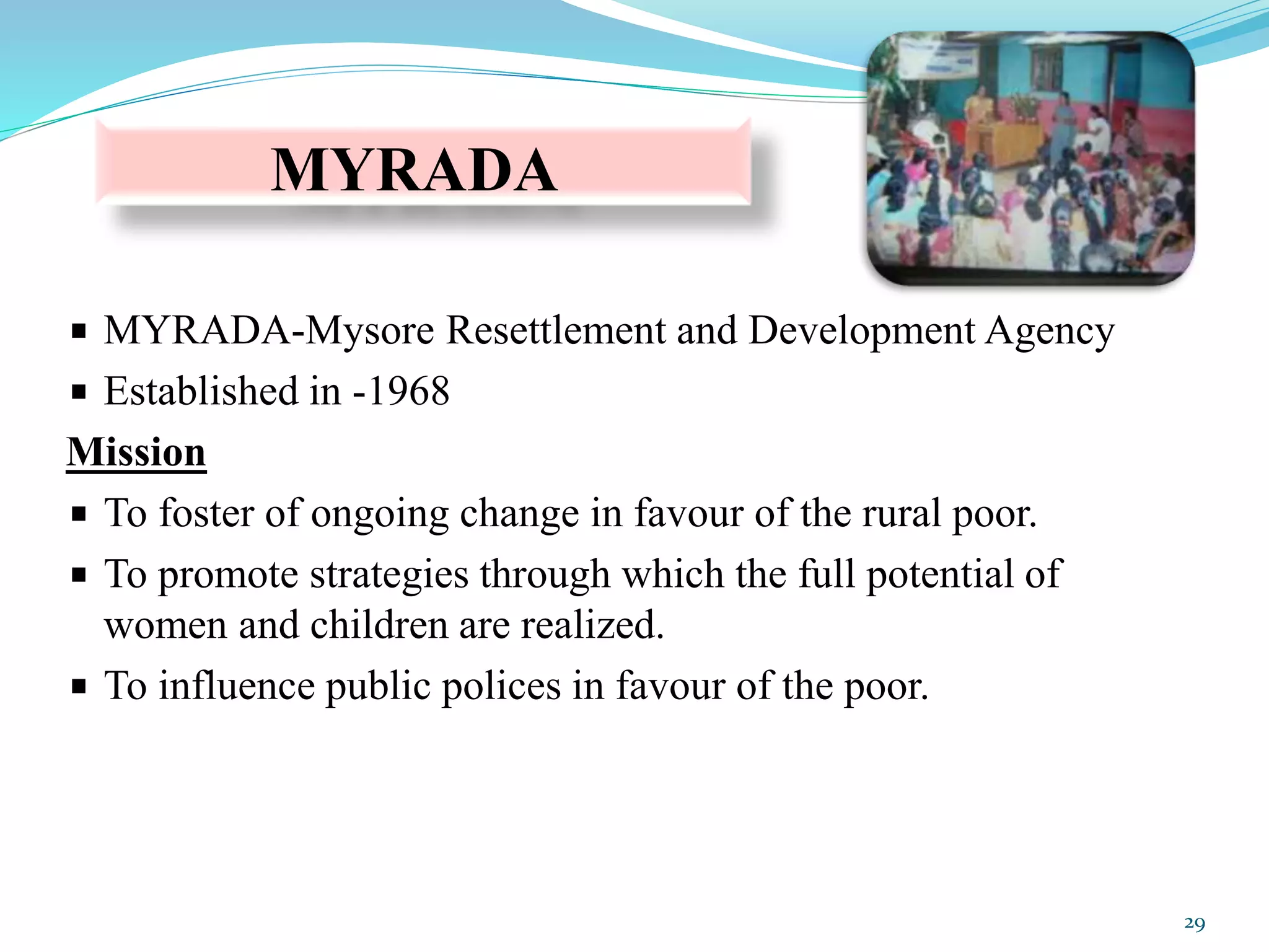 Role of non-governmental organizations (NGOs) in rural development | PPT