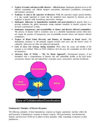 Role of non government organizations in disaster management | DOCX
