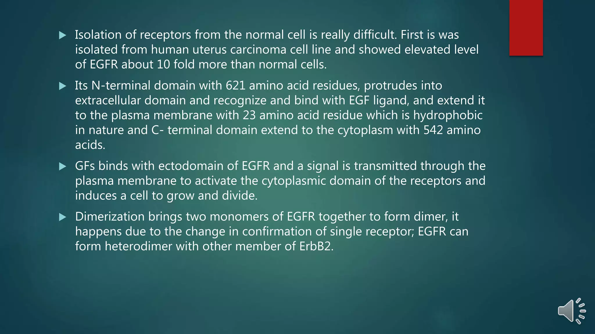 Role of normal and altered egfr | PPTX