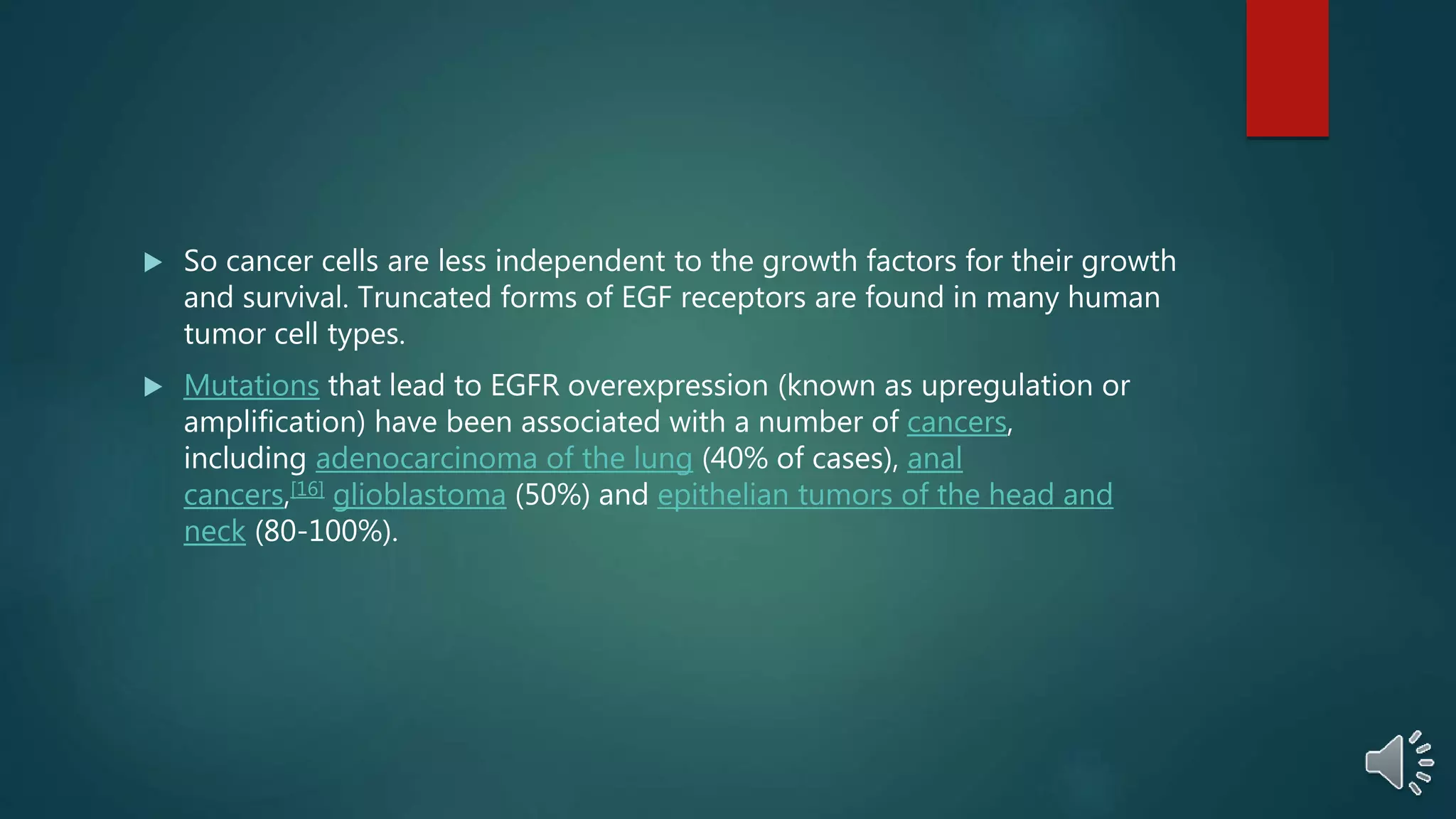 Role of normal and altered egfr | PPTX
