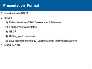 Role of NSDA in Skill Development by Ms. Ruchira Chandra | PPT