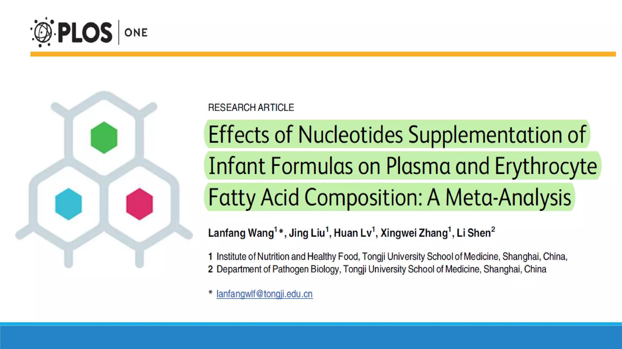 Role of nucleotides in infant formula | PPTX