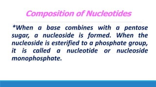 Role of nucleotides in infant formula | PPTX