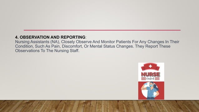 Role Of Nurse Assisstance | PPTX