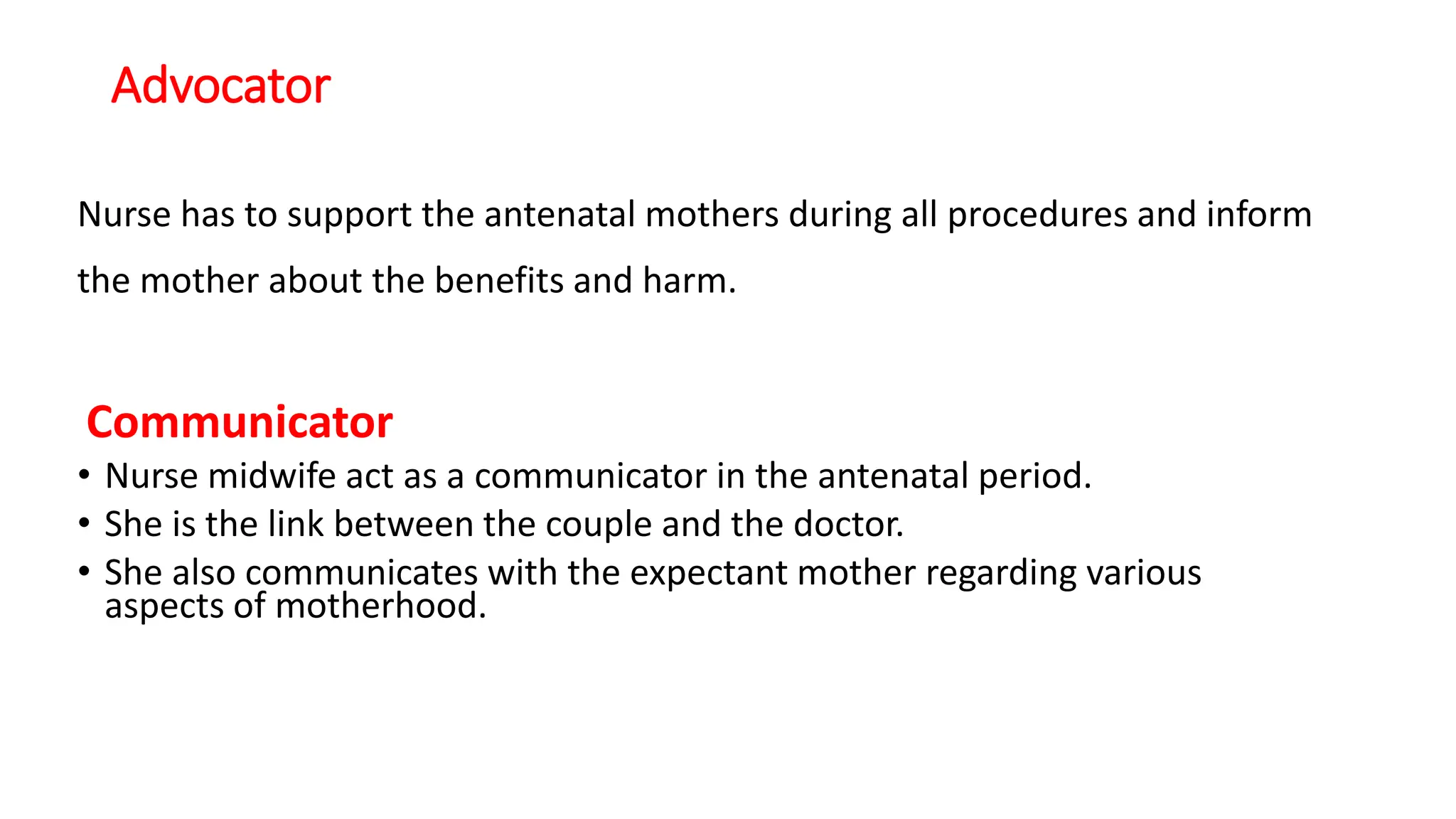 ROLE OF NURSE IN MIDWIFERY AND OBSTETRICAL CARE.pptx