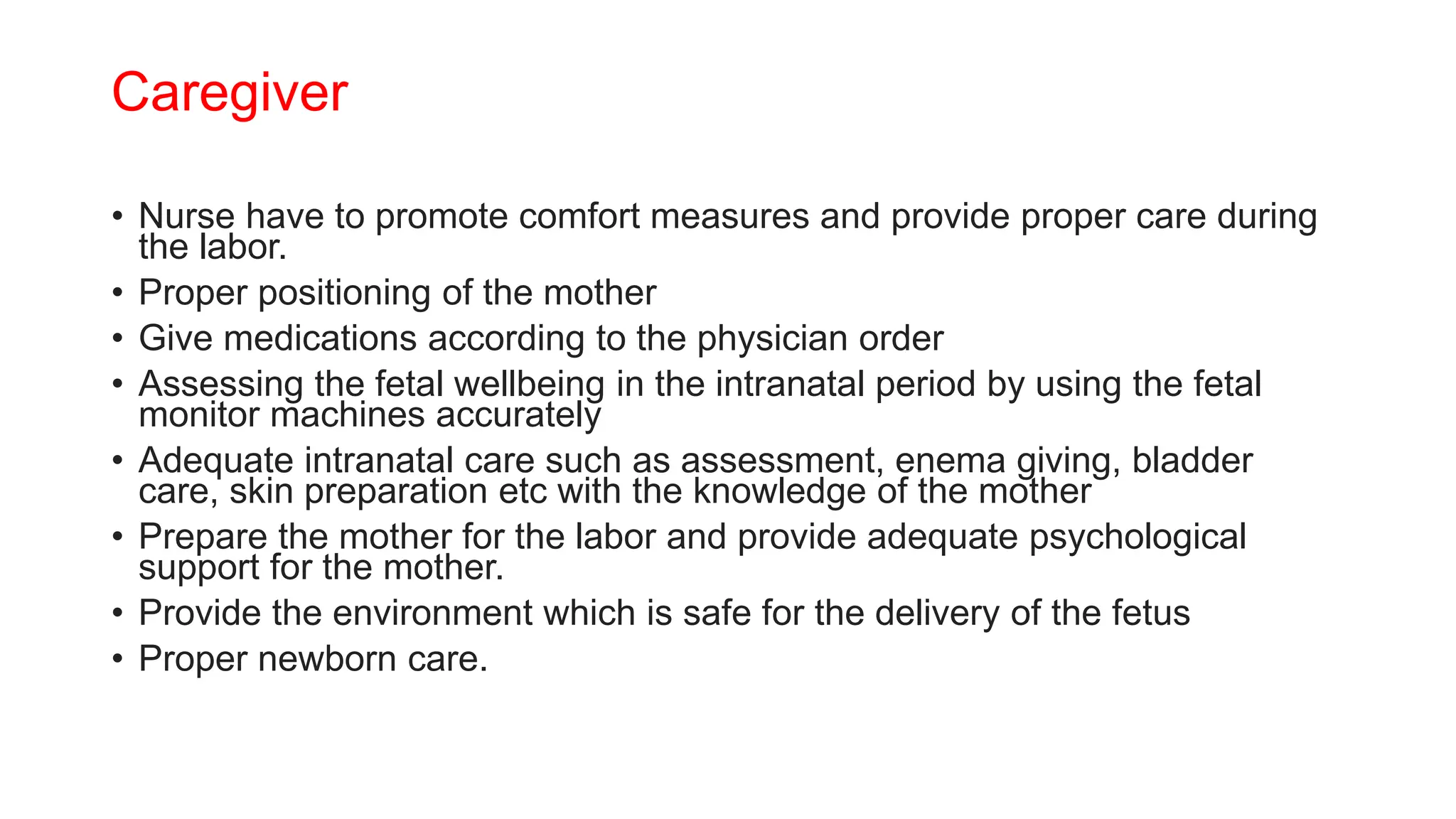 ROLE OF NURSE IN MIDWIFERY AND OBSTETRICAL CARE.pptx