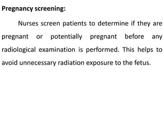ROLE OF NURSE IN RADIOLOGICAL STUDIES DURING PREGNANCY.pptx