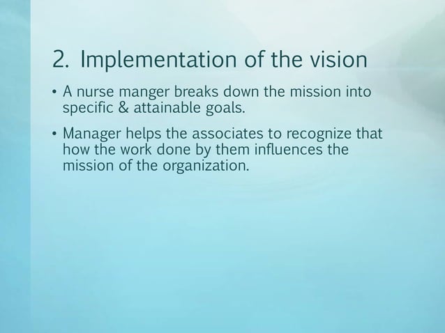 Role of nurse manager | PPTX | Executive Leadership & Management | Business