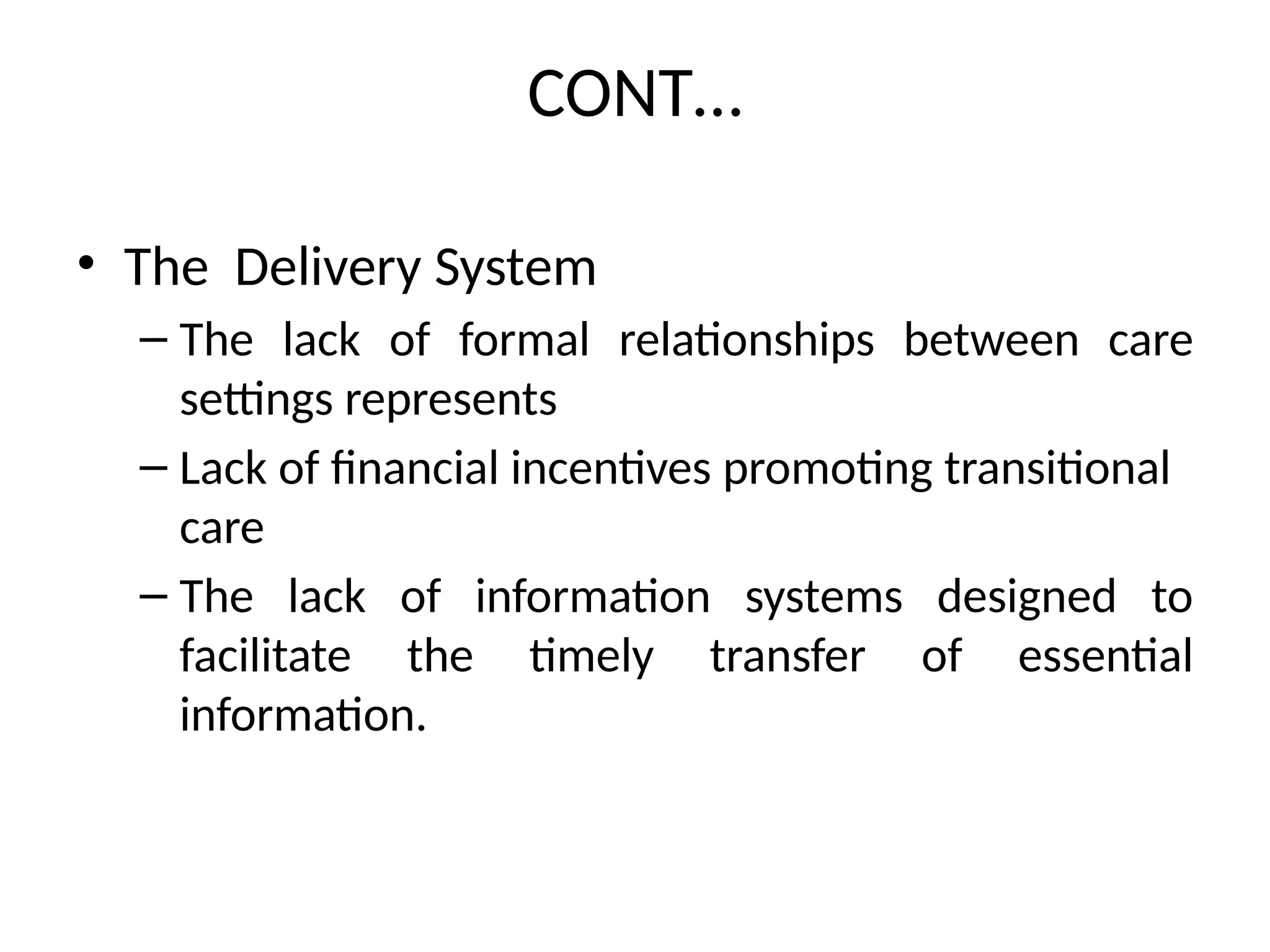 Role of Nurses and Importance of Transitional care.pptx
