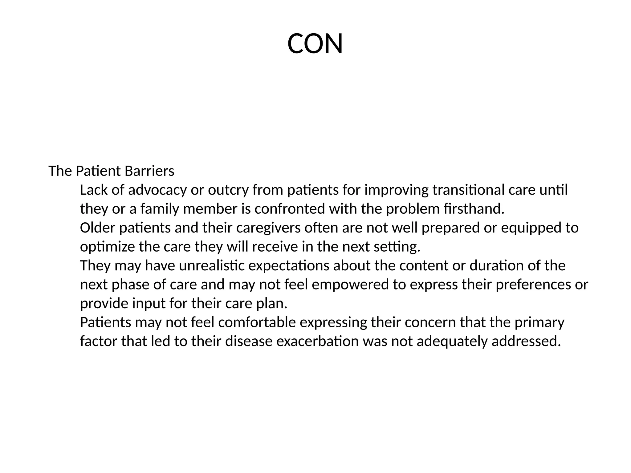 Role of Nurses and Importance of Transitional care.pptx