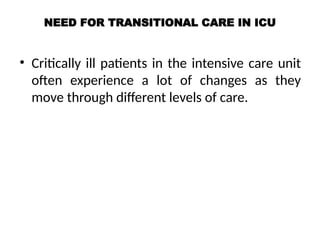 Role of Nurses and Importance of Transitional care.pptx