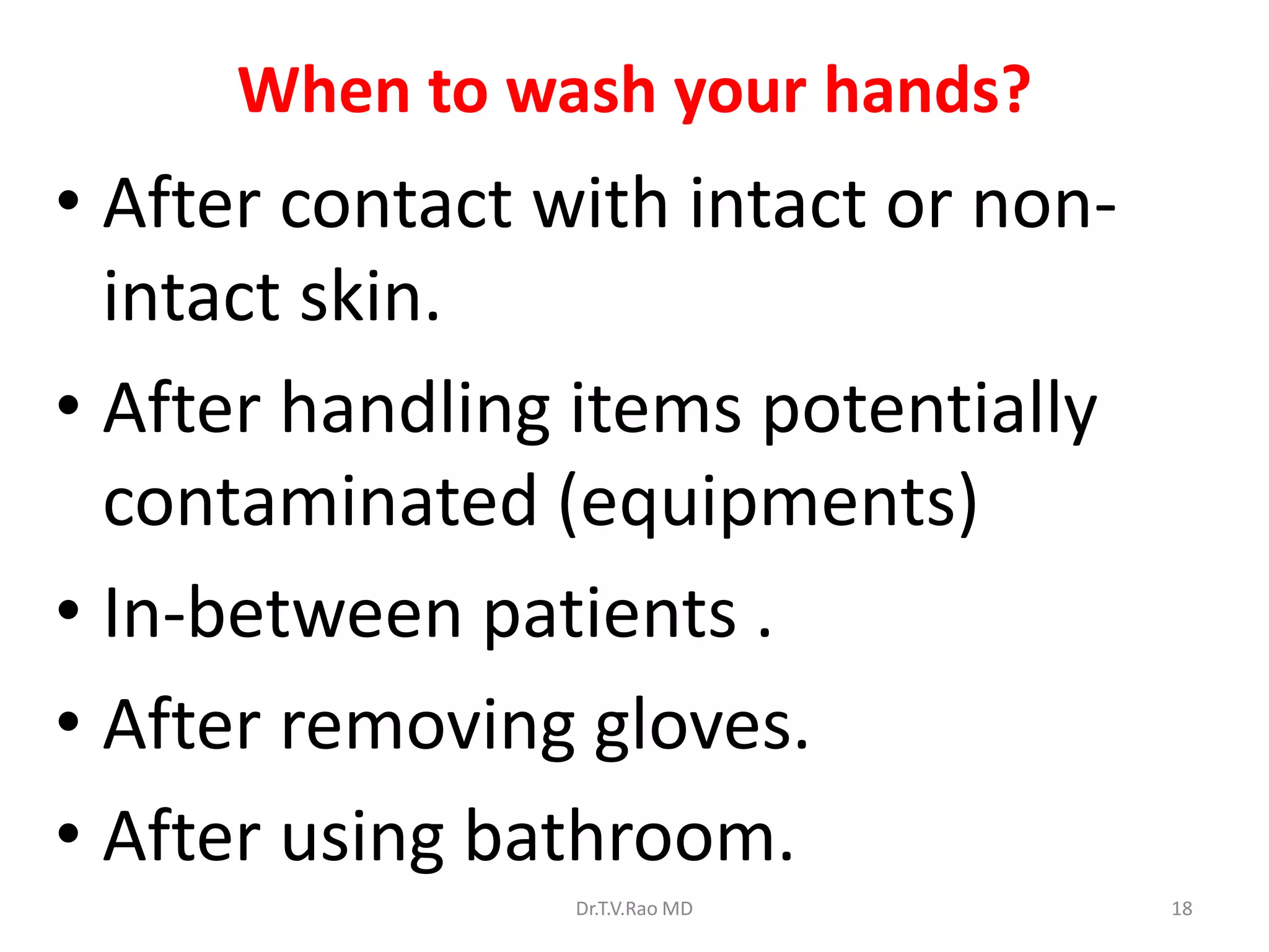 Basic Role of Nursing in Infection Prevention | PPTX