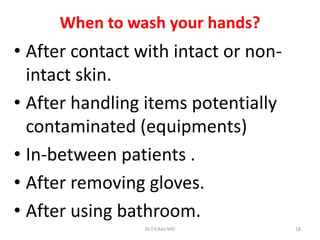 Basic Role of Nursing in Infection Prevention | PPTX