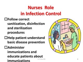 Basic Role of Nursing in Infection Prevention | PPTX