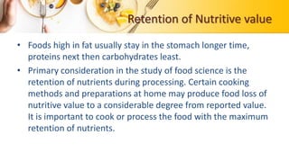 Role of nutrients in health and nutrition | PPTX