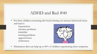 Role of Nutrition in ADHD | PPTX