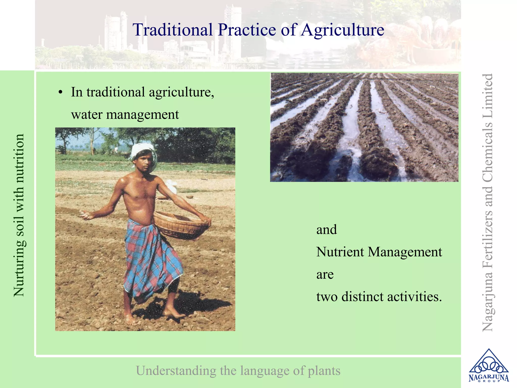 Role of nutrition in farm management a review by nagarjuna fertilizers ...