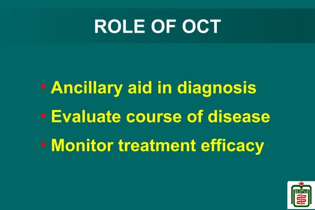 Optical Coherence Tomography (OCT) | PPT