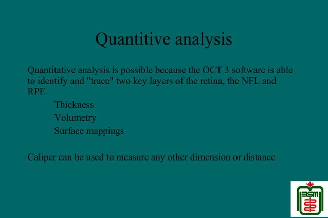 Optical Coherence Tomography (OCT) | PPT