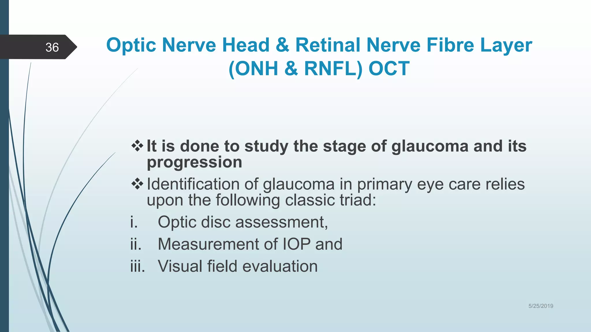 Role of oct in ophthalmology | PPTX