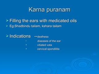 Role Of Oils In Ayurvedic Health Care 8 4 10 | PPT