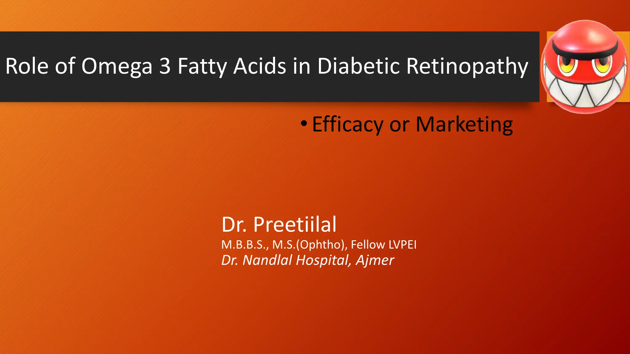 Role of Omega 3 Fatty Acids in Diabetic retinopathy.pptx