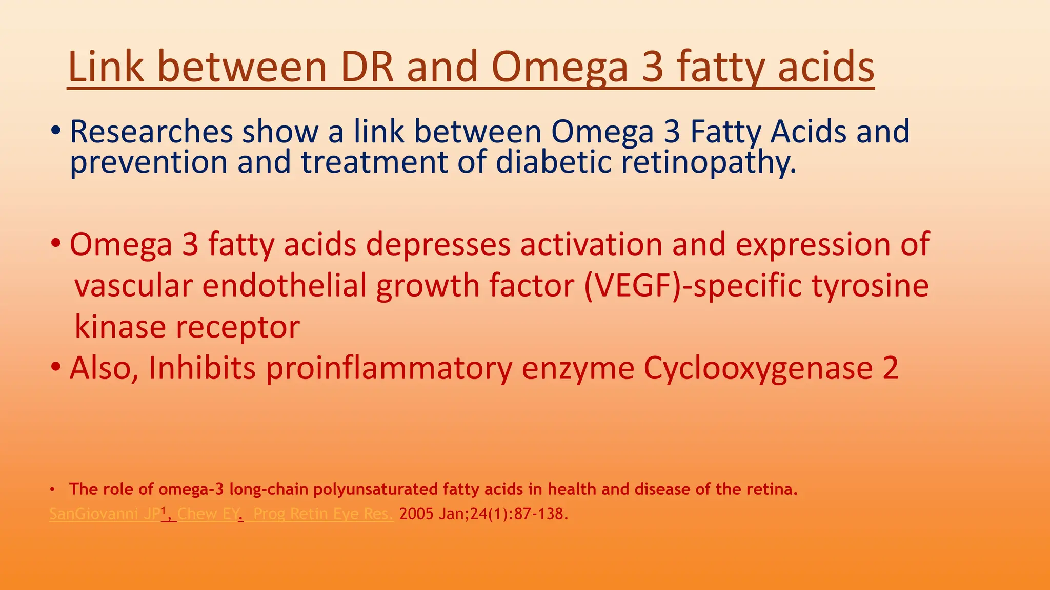 Role of Omega 3 Fatty Acids in Diabetic retinopathy.pptx