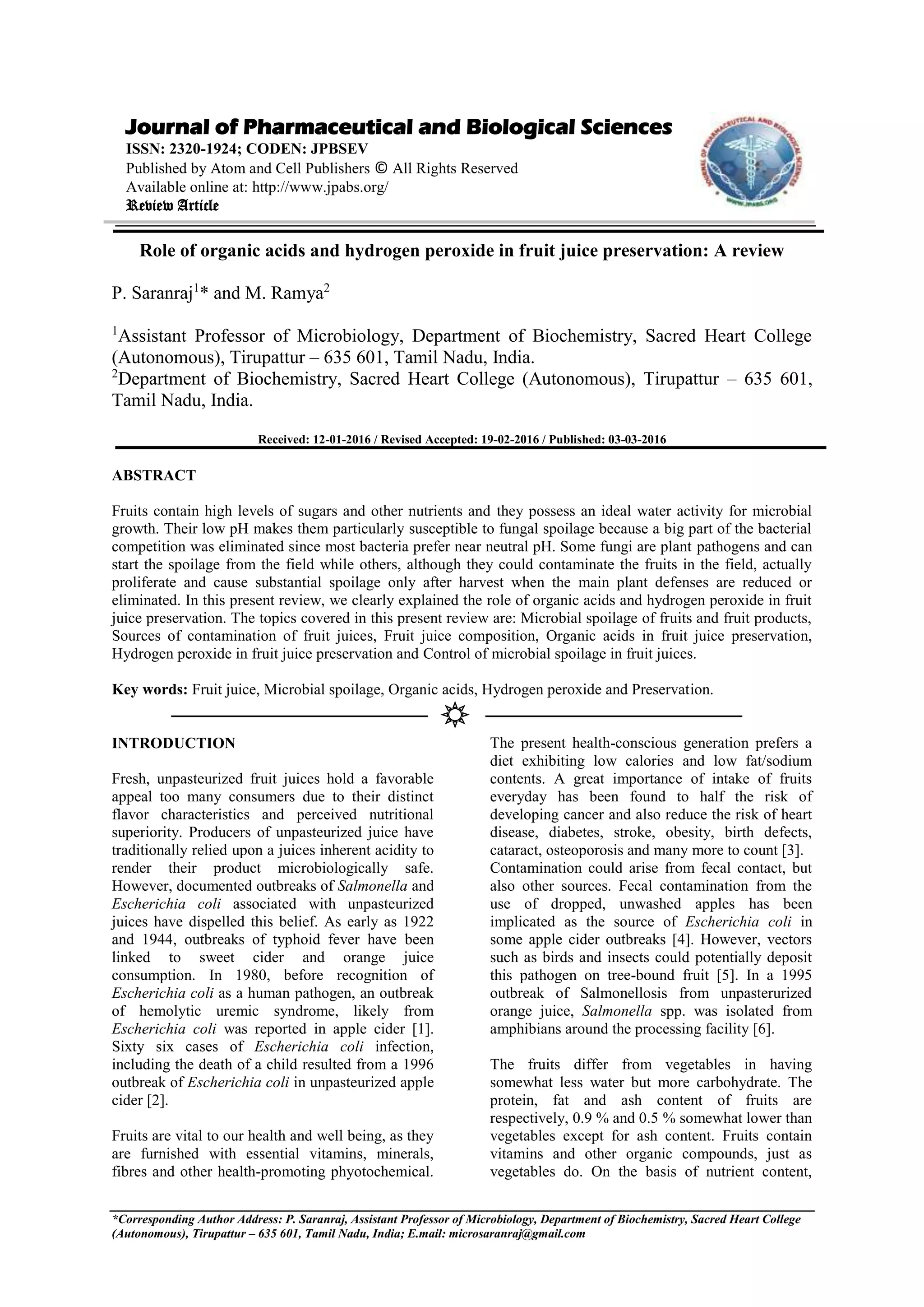 role of organic acid and hydrogen peroxide in fruit juice preservation.pdf