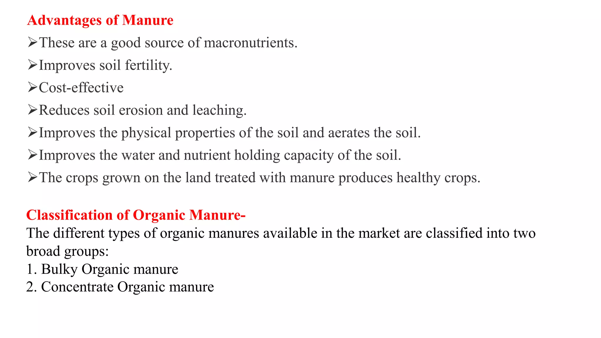 ROLE OF ORGANIC MANURES IN AGRICULTURE.pptx