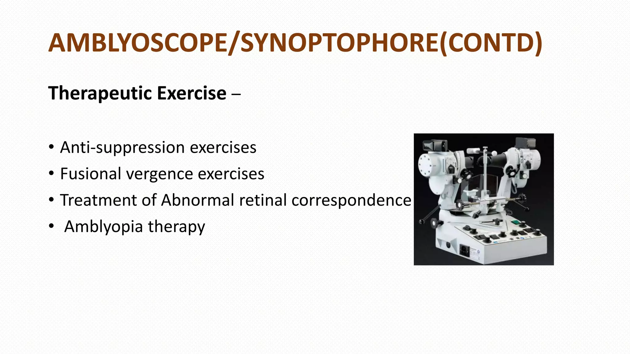 Role of orthoptics | PDF