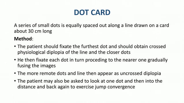 Role of orthoptics | PDF | Eye and Vision Conditions | Diseases and ...