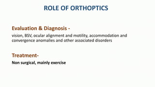 Role of orthoptics | PDF