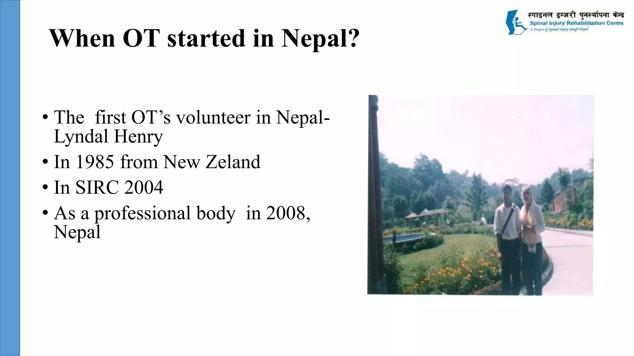 Role of Occupational Therapy (OT) | PPTX