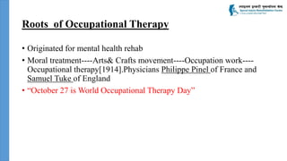 Role of Occupational Therapy (OT) | PPTX