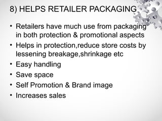 Role of package in Marketing | PPT
