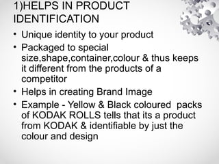 Role of package in Marketing | PPT