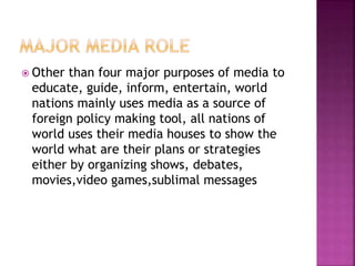 Role of pakistani media | PPTX