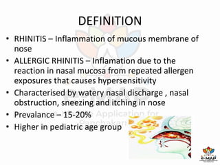 Role of Panchakarma in Allergic Rhinitis.pptx