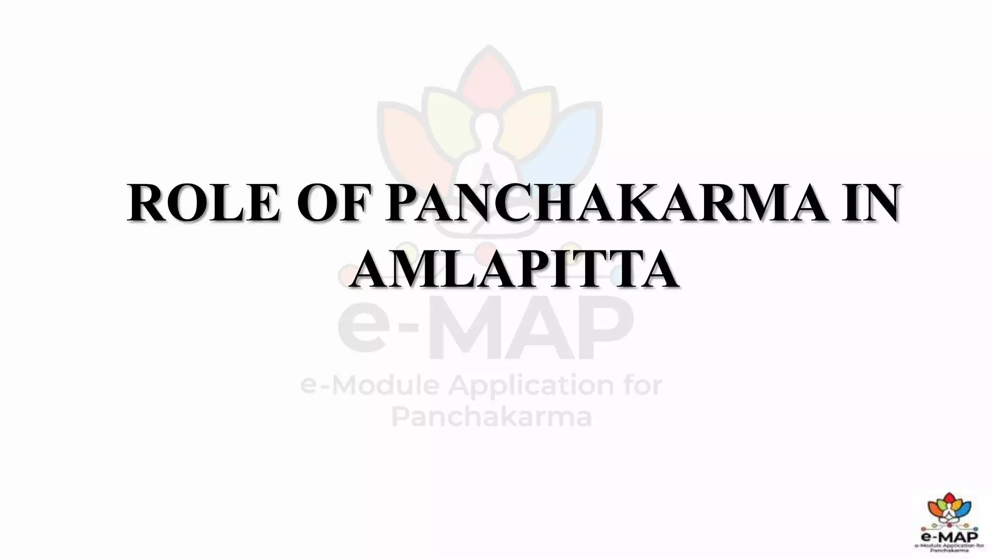Role of panchakarma in Amlapitta.pptx