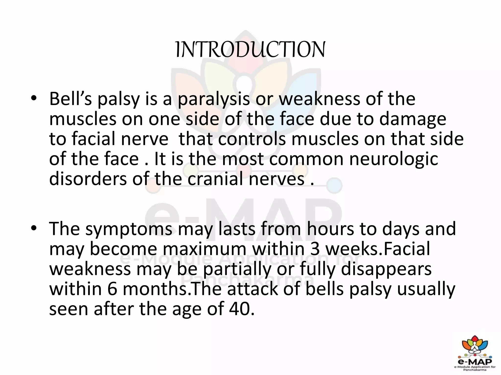Role of Panchakarma in Bell's Palsy.pptx