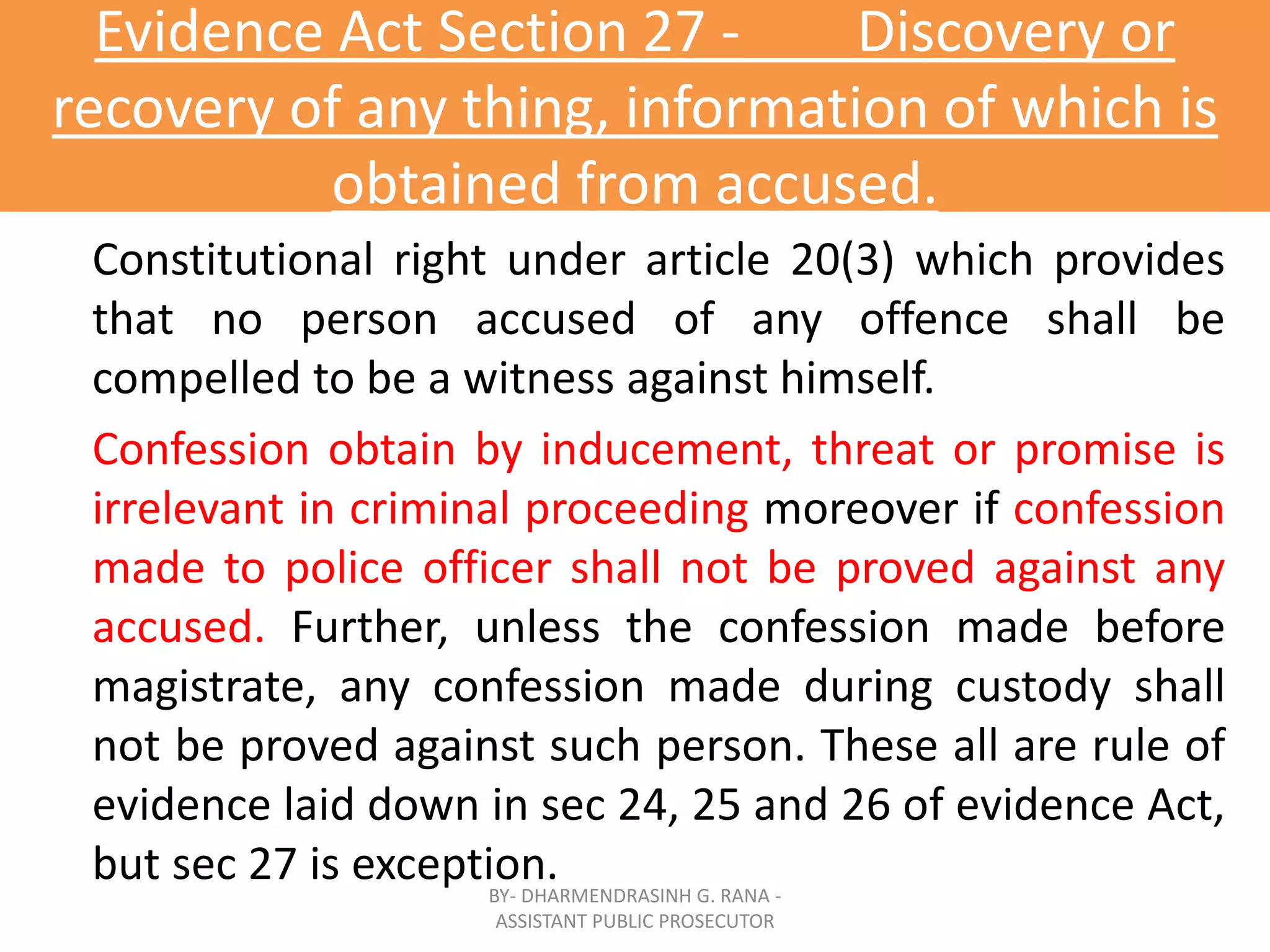 Role of ‘panchnama’ in criminal justice An outline.. | PPTX