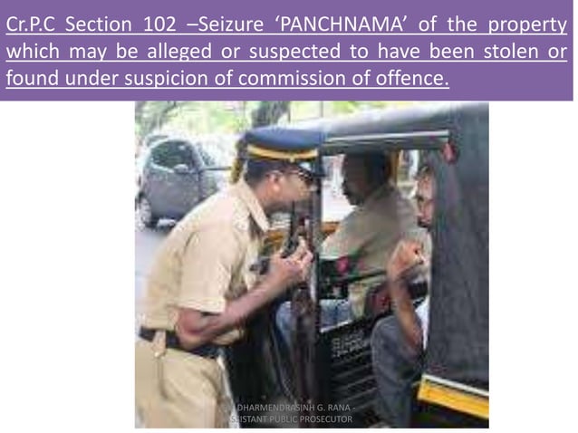 Role of ‘panchnama’ in criminal justice An outline.. | PPTX | Crime ...