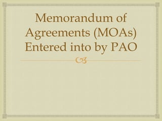 Role of pao in the protection of human rights | PPT